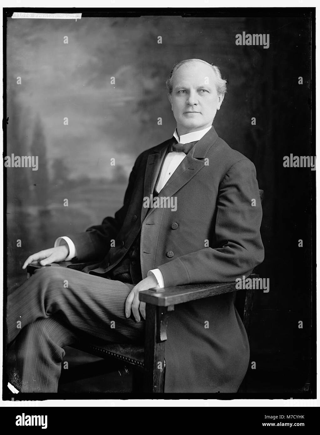 James B. Frasier, a U.S. senator, captured in an official portrait or ...
