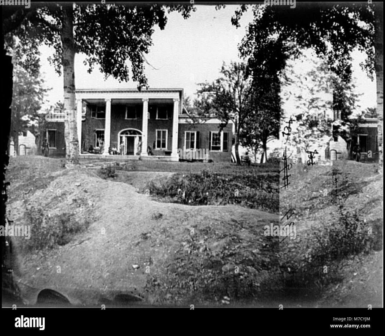 This photograph captures Marye's Heights in Fredericksburg, Virginia ...