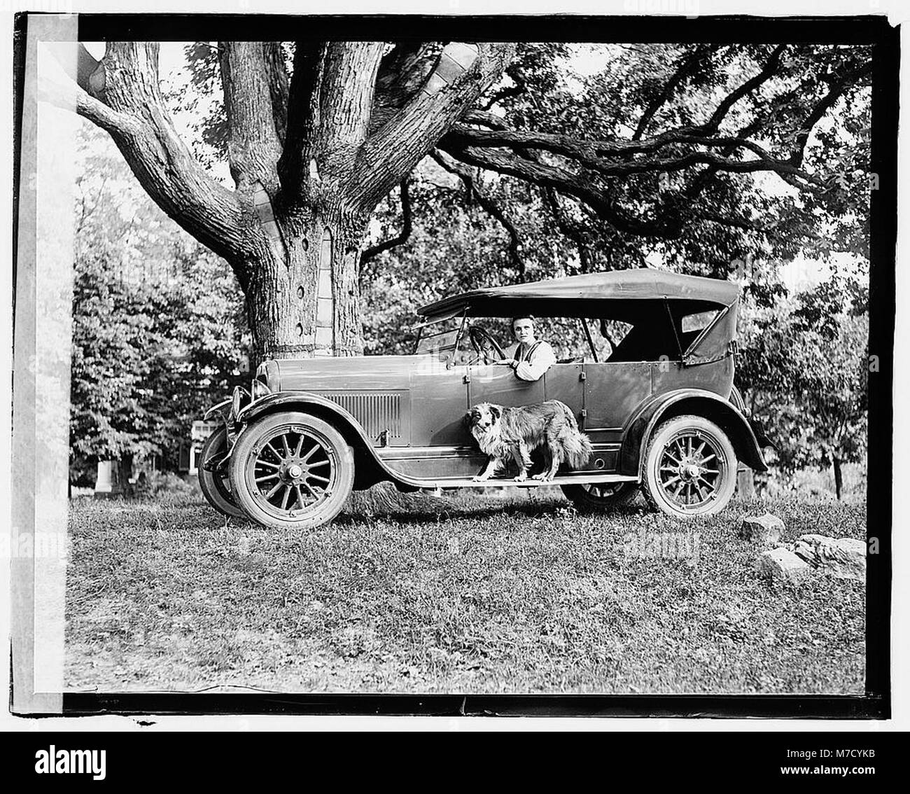This photograph shows a Jordan car during a tour in Fredericksburg ...
