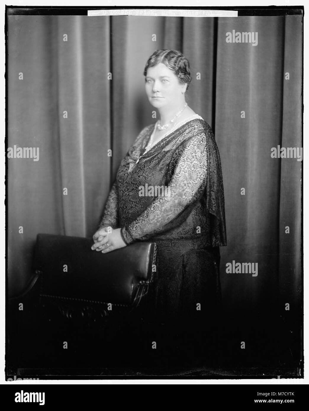 Mrs. Louis Frick, a significant historical figure, captured in this ...