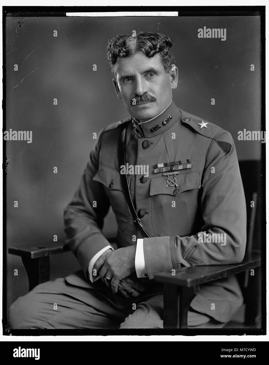 This photograph shows General Amos Fries, a prominent military figure ...