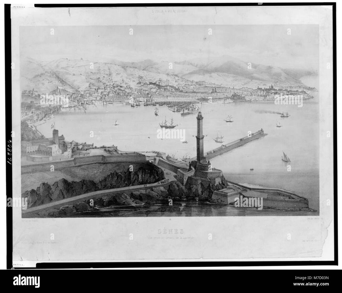 A historical image labeled 'G,nes,' presenting an unknown subject ...