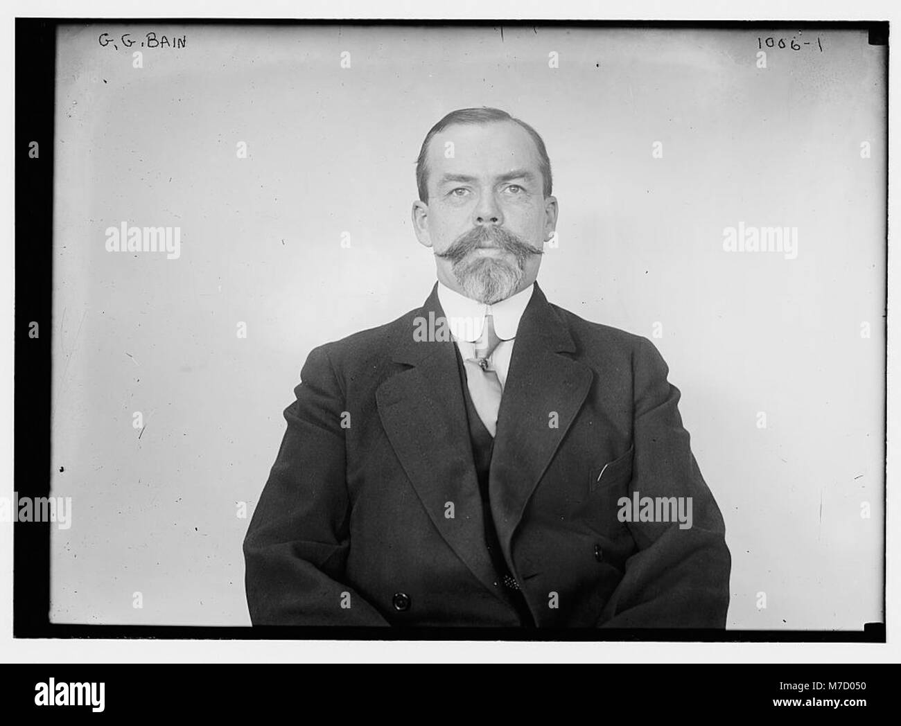 This image features G.G. Bain, a noted historical figure captured in a ...