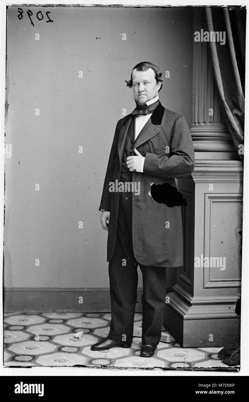 A portrait of G.W. Smith, a figure from the Confederate States of ...