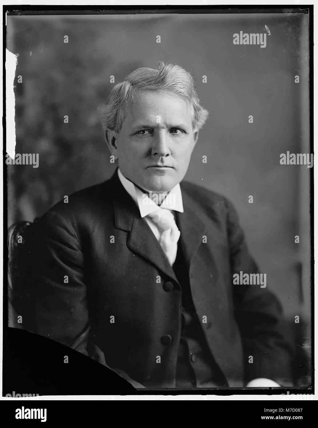 A portrait of John W. Gaines, an honorable figure, capturing his ...
