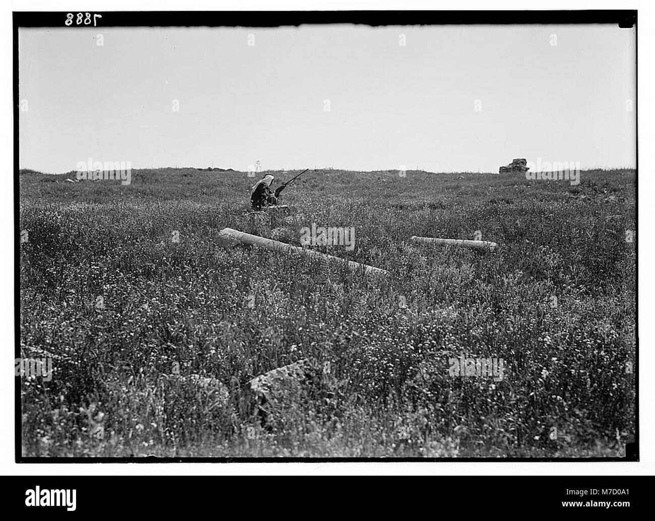 A photograph of Gamala, an ancient site located east of the Sea of ...