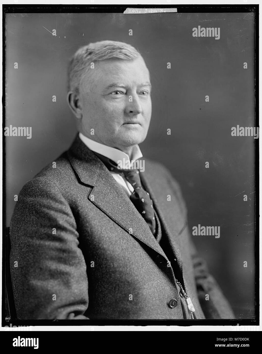A portrait of John Nance Garner, the 32nd Vice President of the United ...