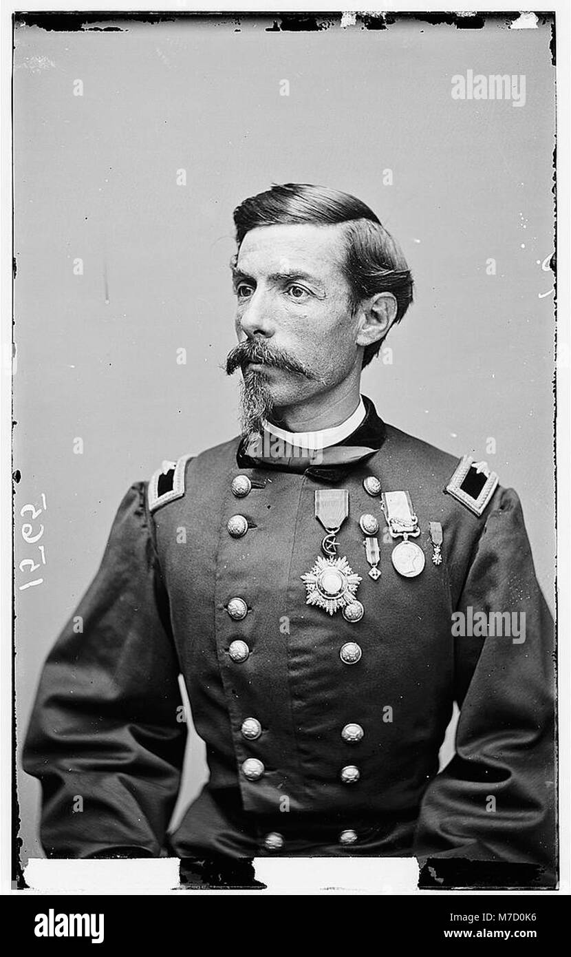 A portrait of General Alfred N. Duffie, a Union general during the ...