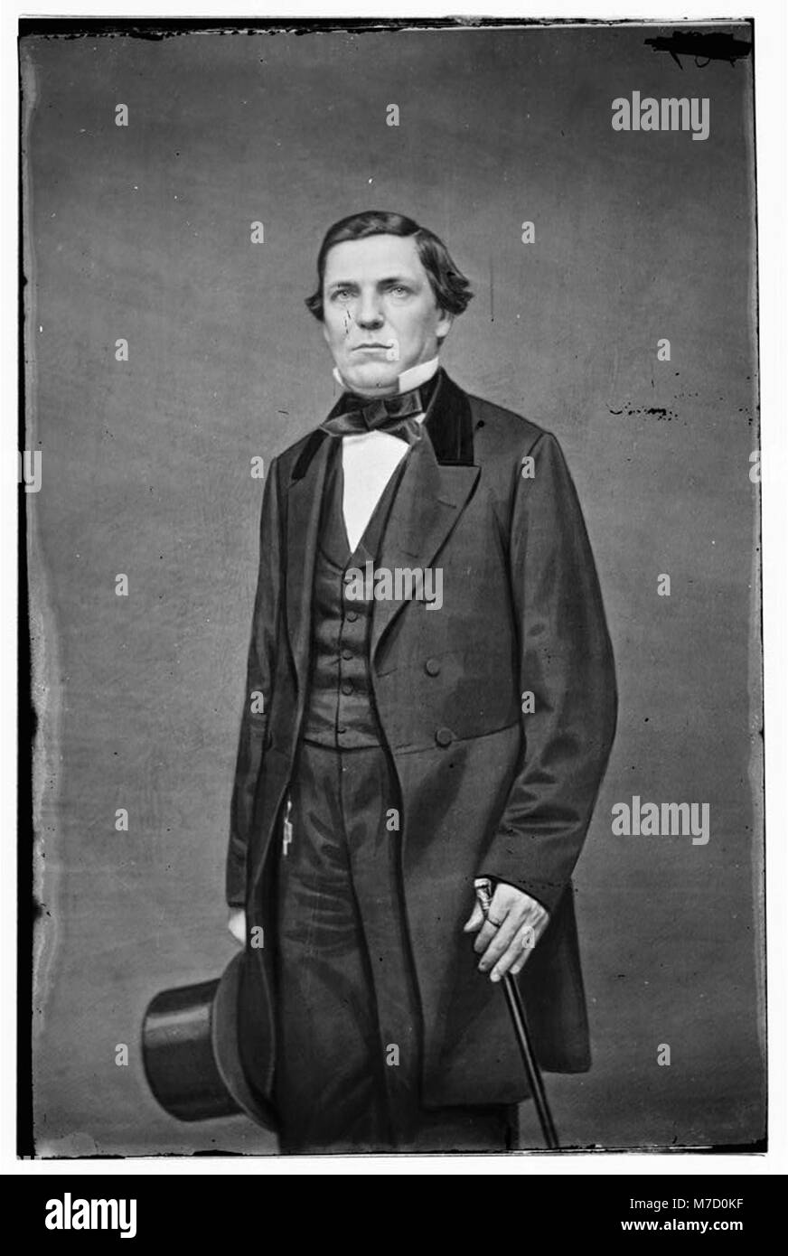 A portrait of General Andrew Hamilton, a U.S. military figure, likely ...