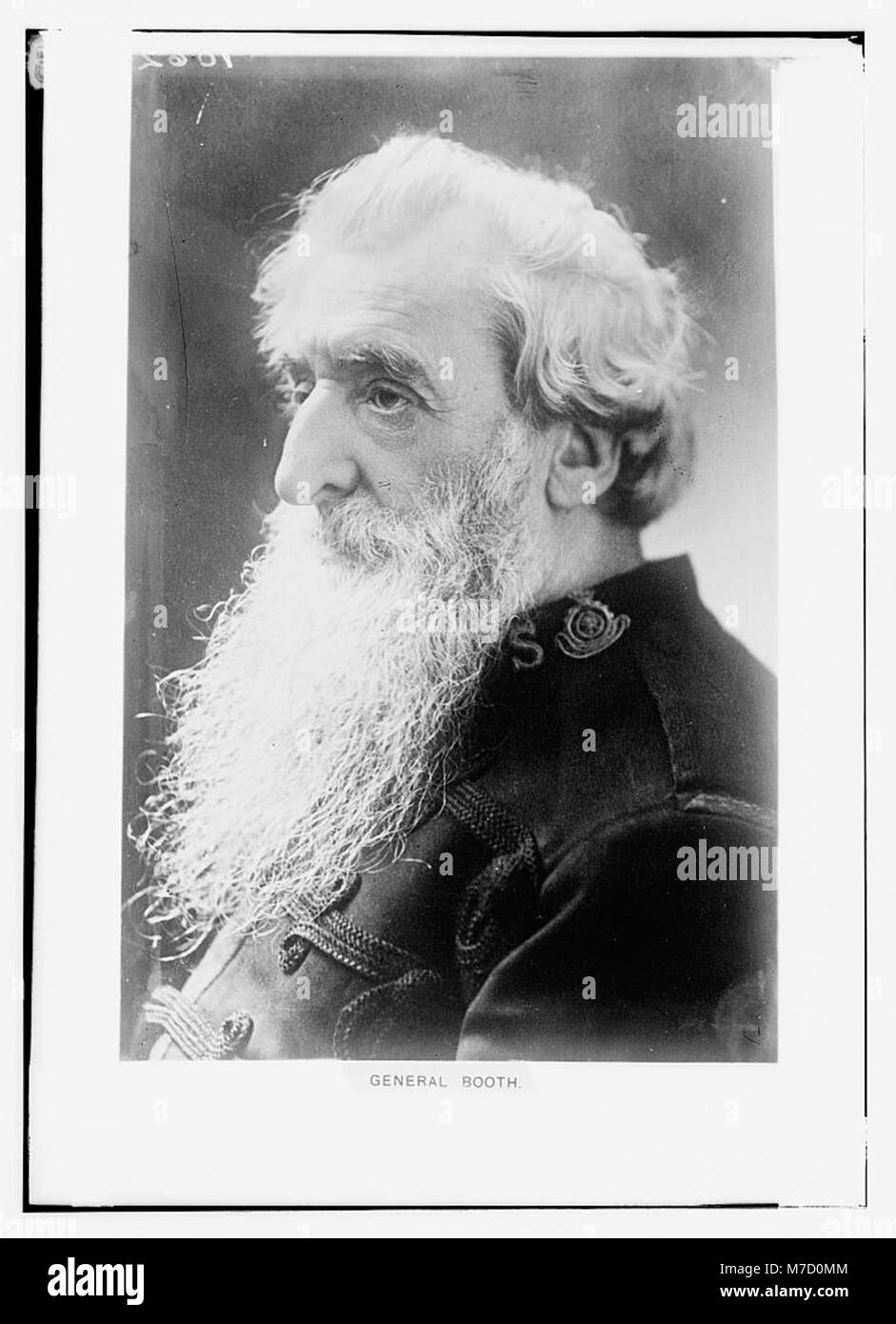A portrait of General Booth, likely referring to William Booth, the ...