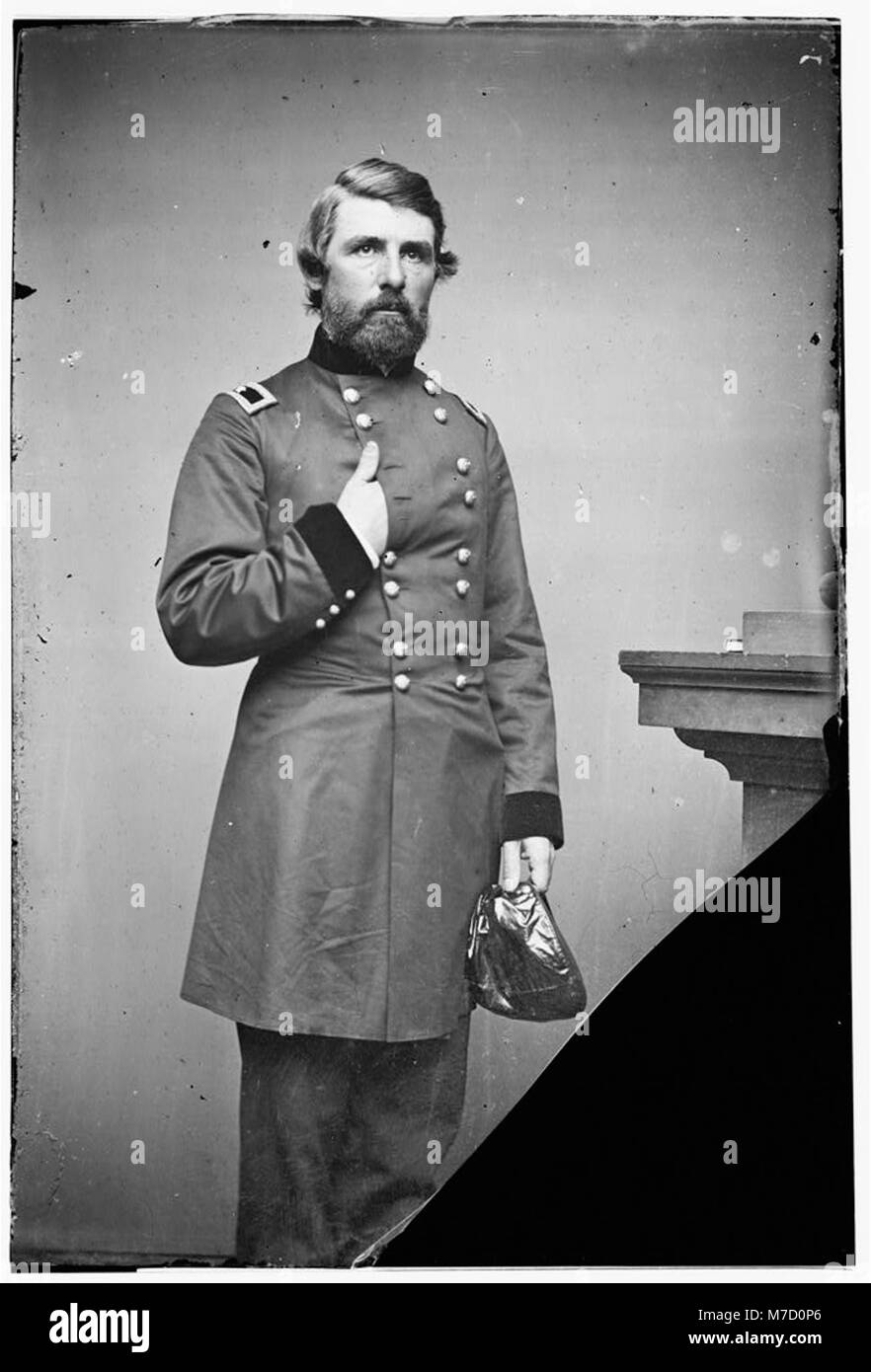 A portrait of General Charles Smith Hamilton, a prominent leader of the ...