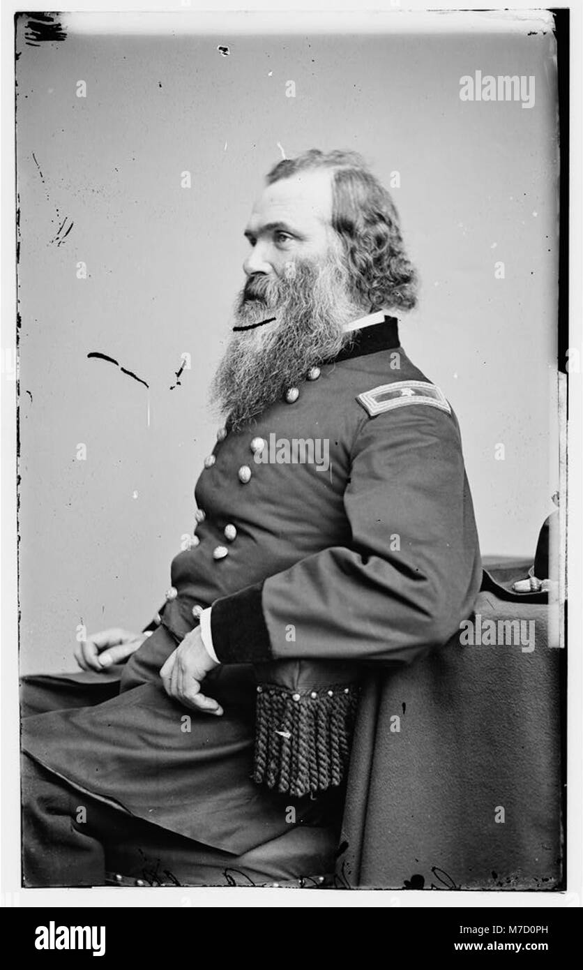A photograph of General D.C. McCallum, a prominent military figure ...