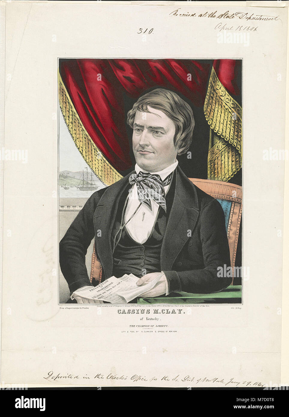Cassius M. Clay, a Kentucky politician and abolitionist, was a champion ...