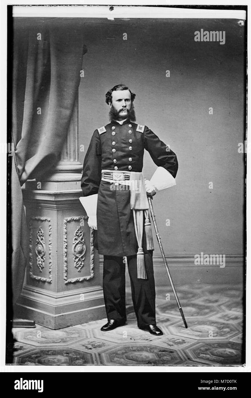 Portrait of General Francis J. Herron, Union general during the American Civil War Stock Photo ...
