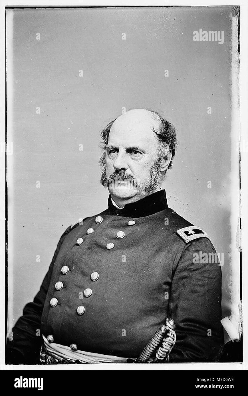 A portrait of General George H. Thomas, a prominent Union general during the American Civil War ...