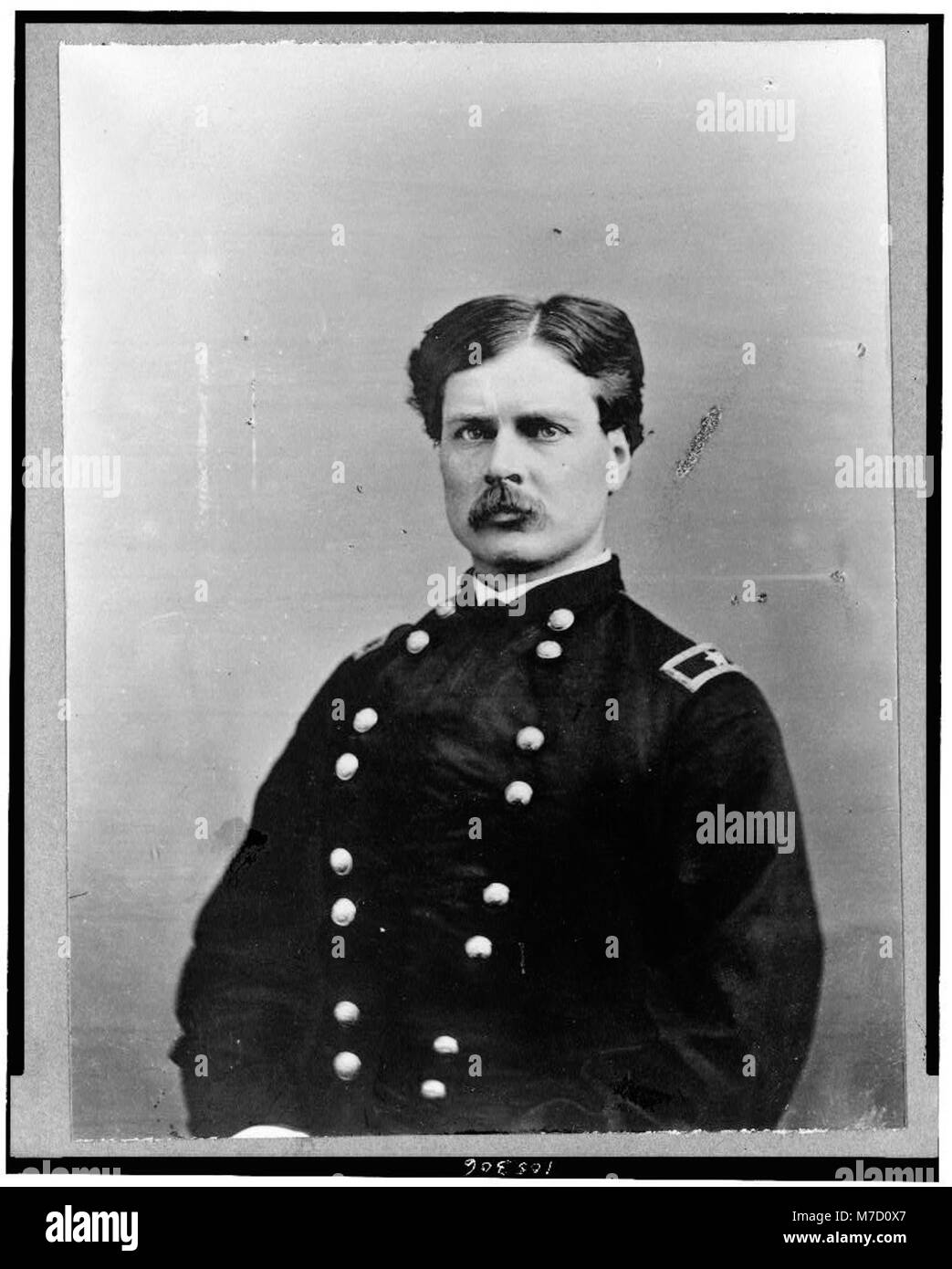 This half-length portrait of General George A. Forsyth captures the ...
