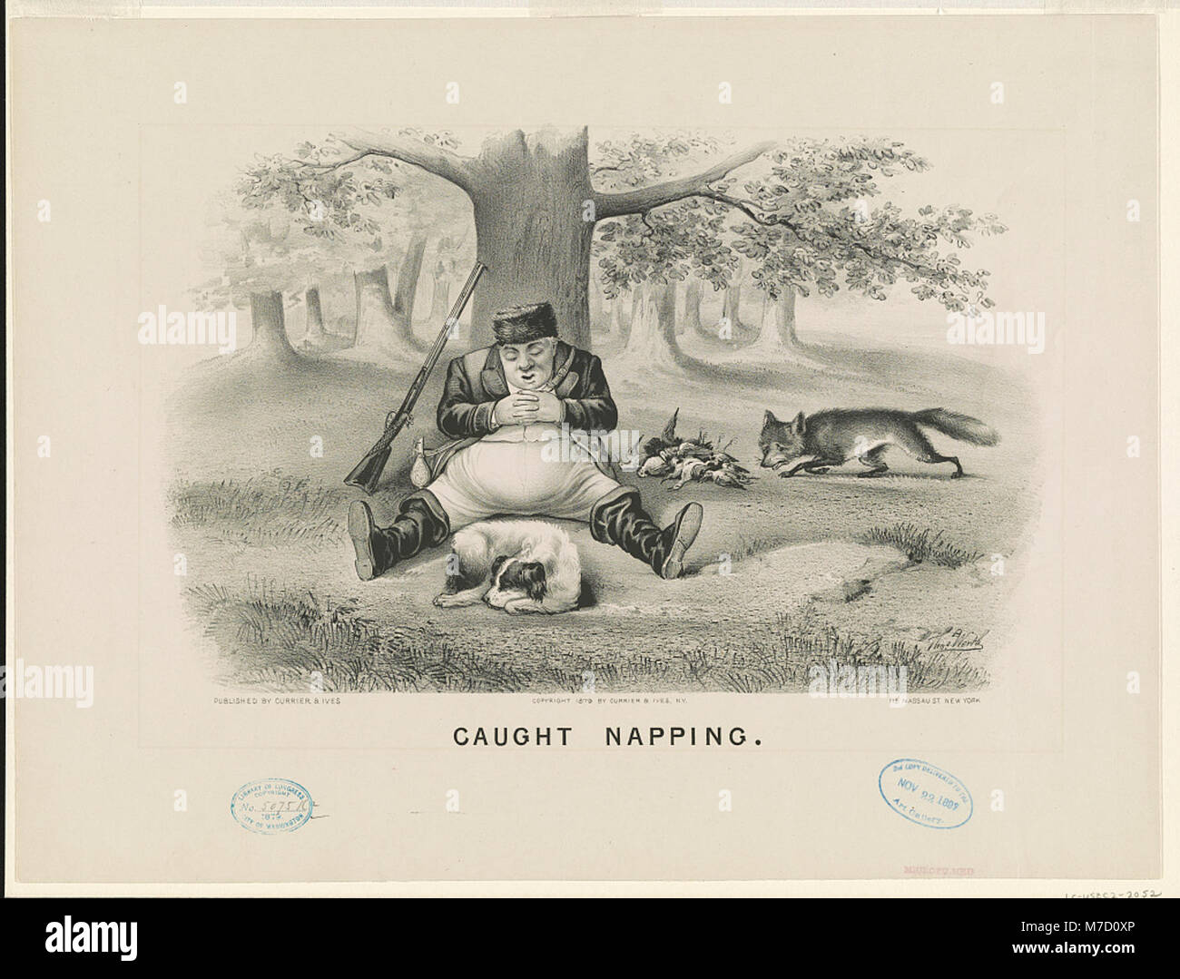 This photograph captures an individual caught napping, presenting a ...
