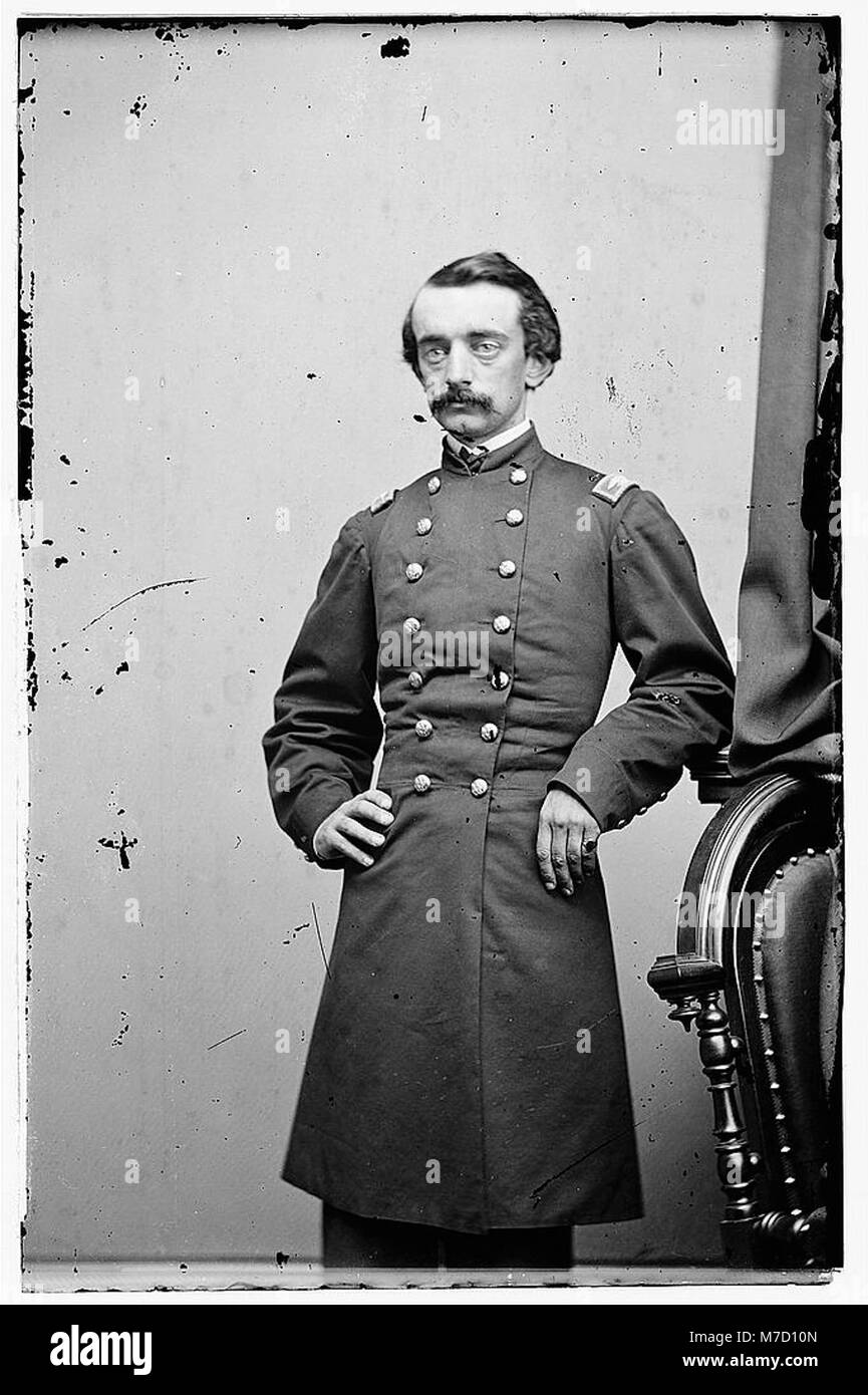 This image is a portrait of General J.A. Foster, a prominent military ...
