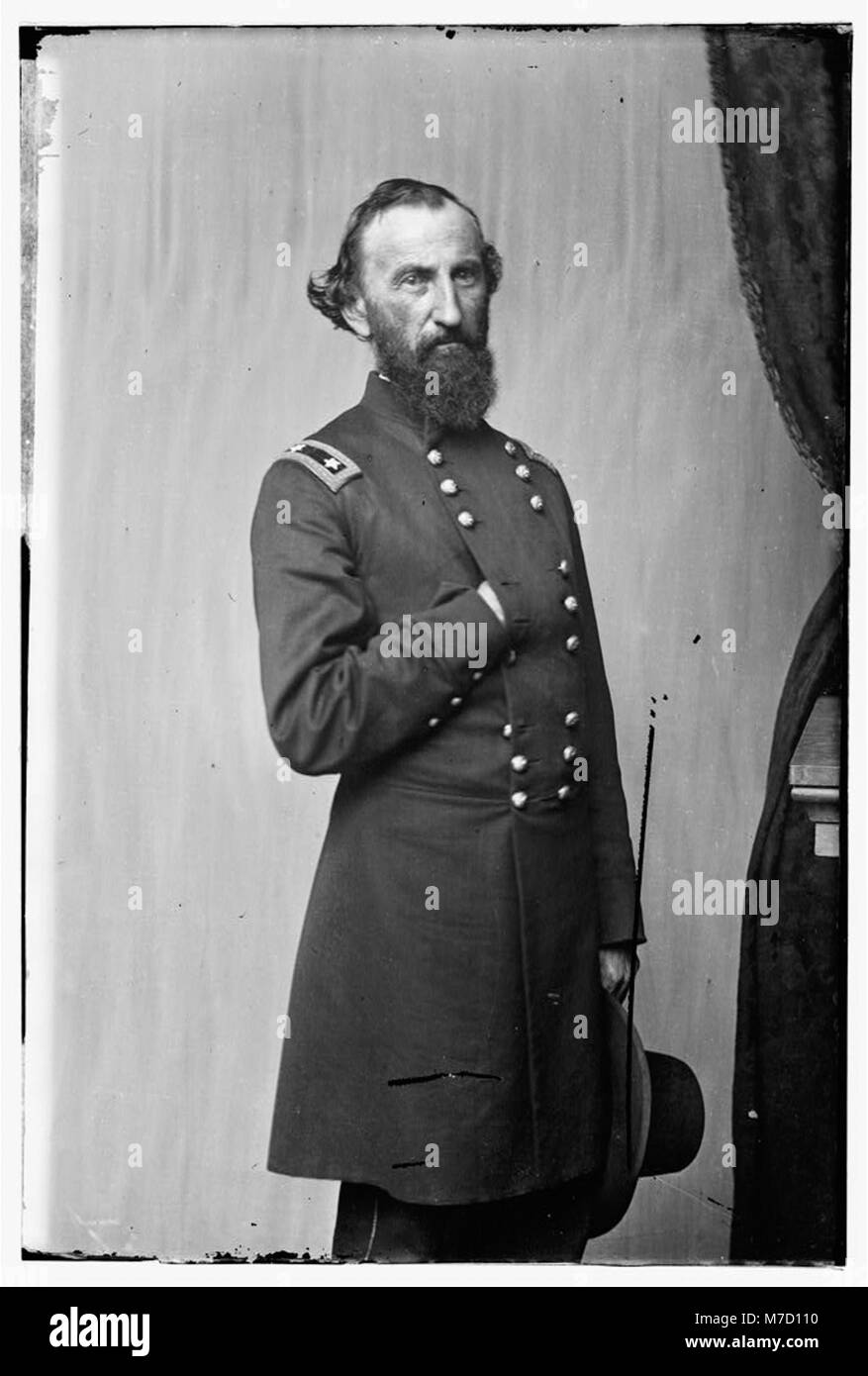 This image depicts General J.A. McClernand, a Union Army officer during ...