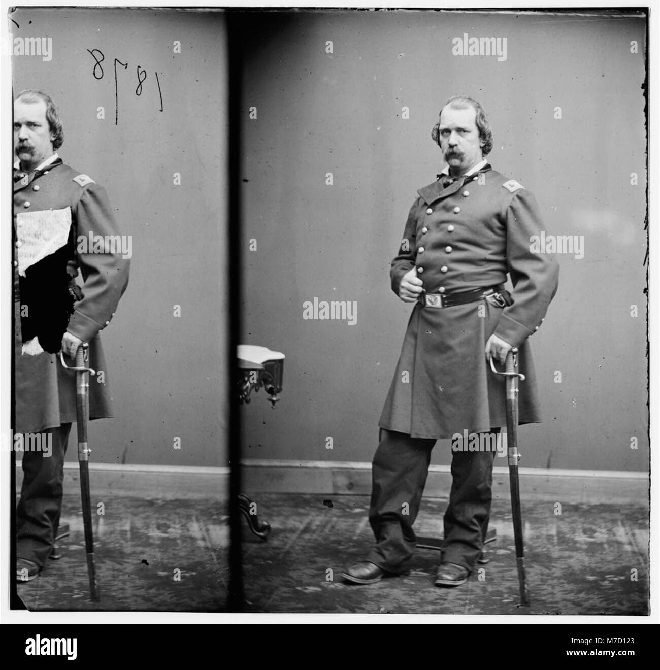 A portrait of General J.H. Ward, a notable military figure from New ...