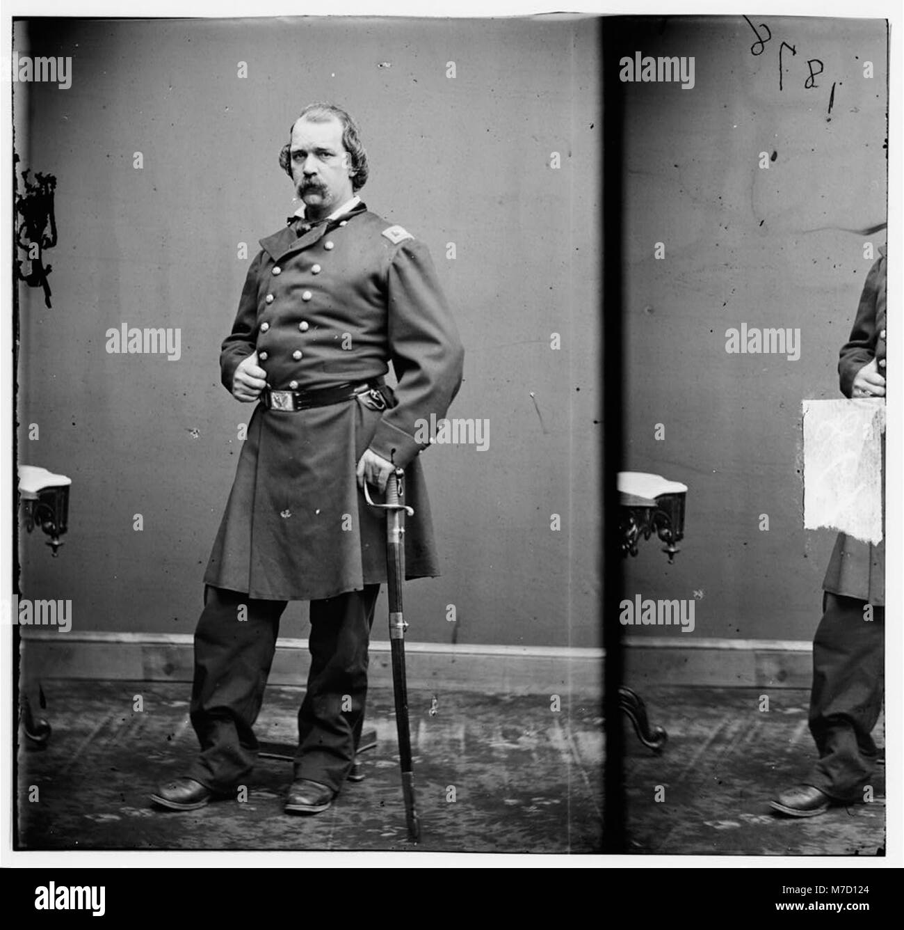 A portrait of General J.H. Ward, an influential military figure from ...
