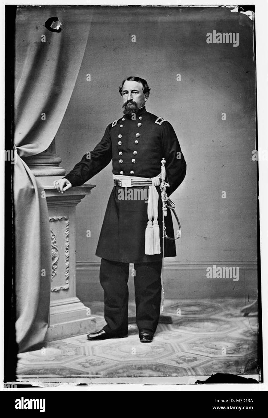 This photograph captures General J. McNeil of the United States Army, a ...