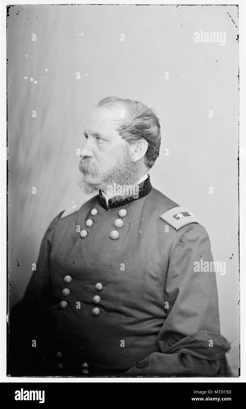 A portrait of General John G. Foster, a U.S. Army officer and engineer ...