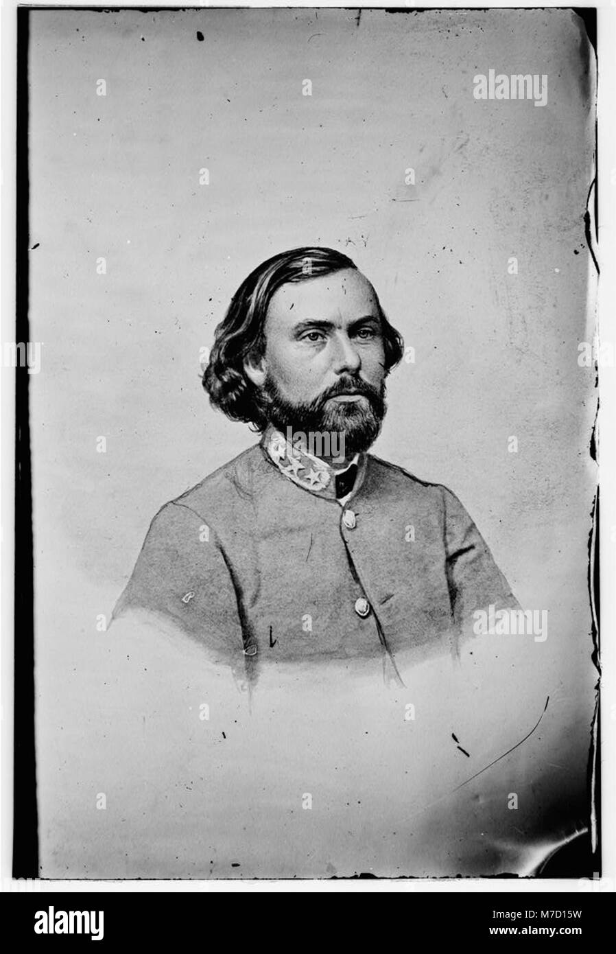 Portrait of General John W. Frazer, a Confederate Army officer during ...