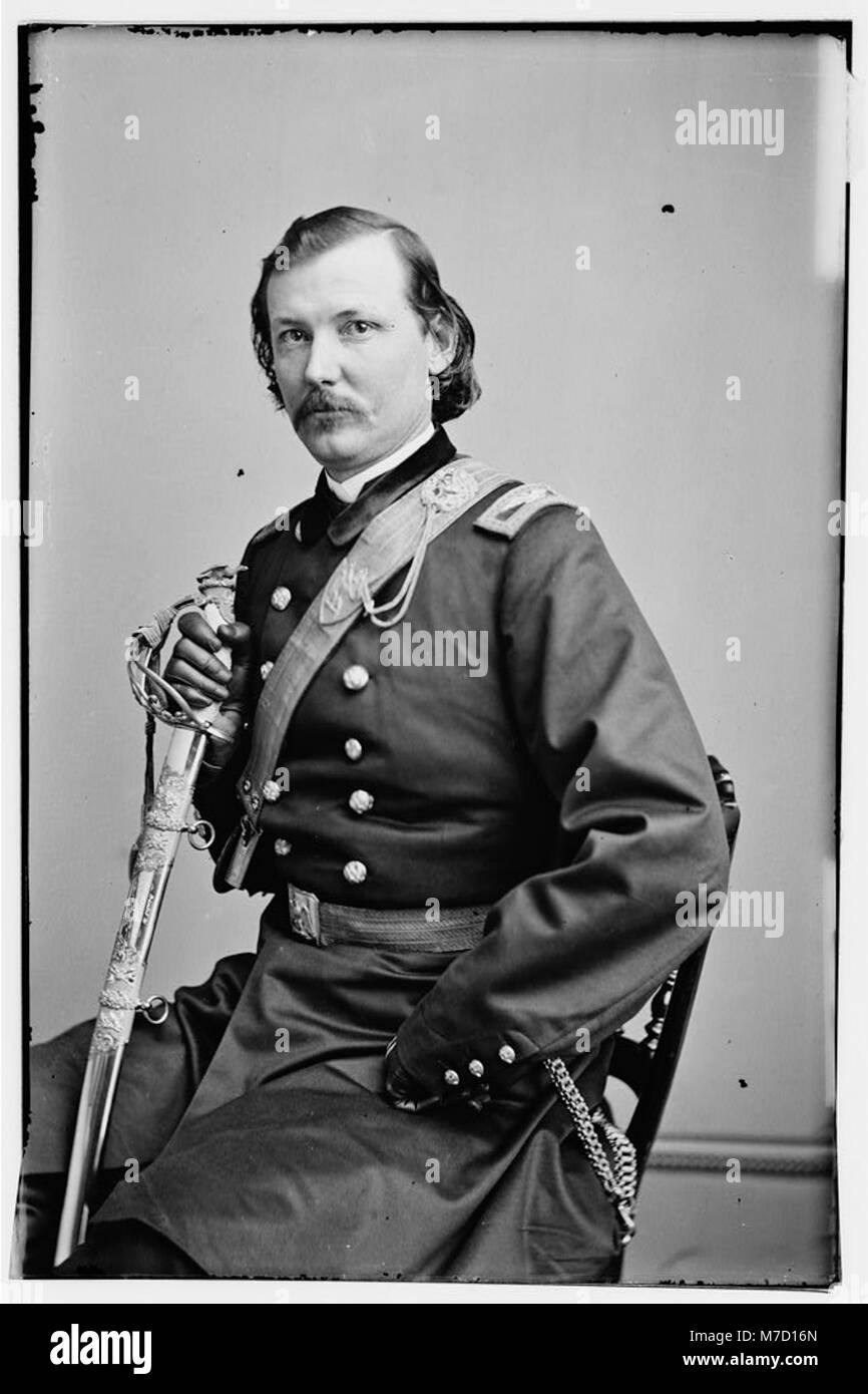 A portrait of General L.D. Watkins, a prominent military figure ...