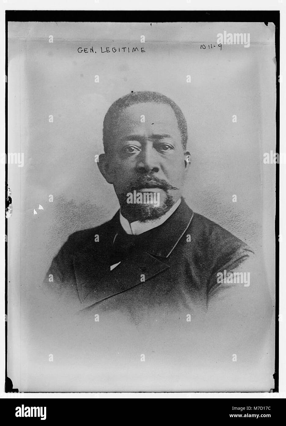 A portrait of General Legitime, a historical military leader. The image ...