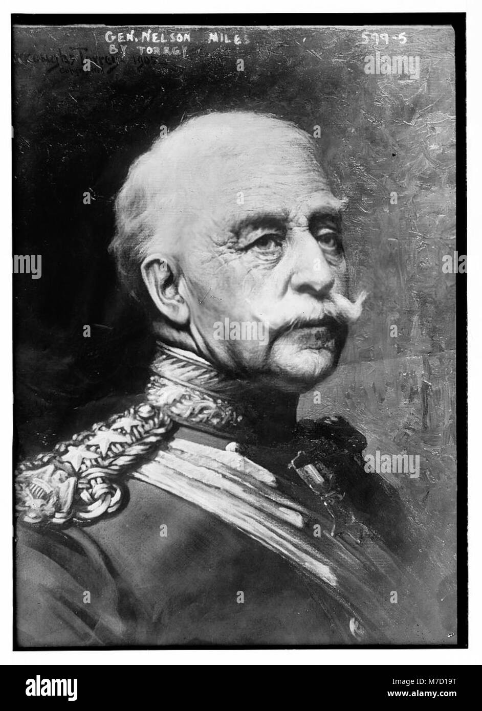 This portrait features General Nelson Miles, a prominent figure in U.S ...