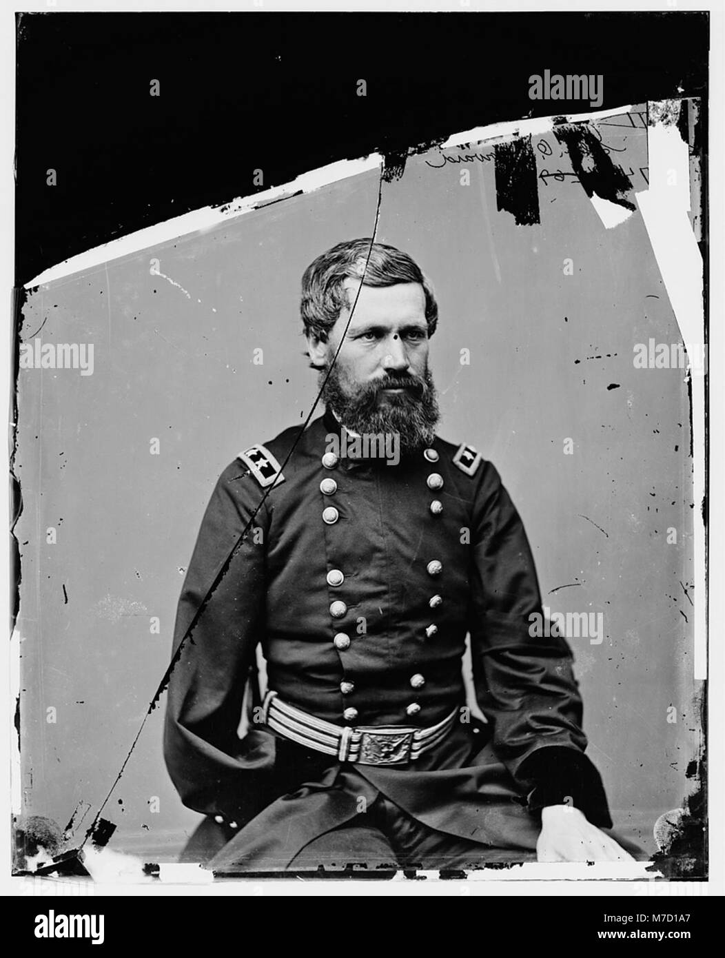 A portrait of General Oliver O. Howard, a U.S. Army officer and a key ...