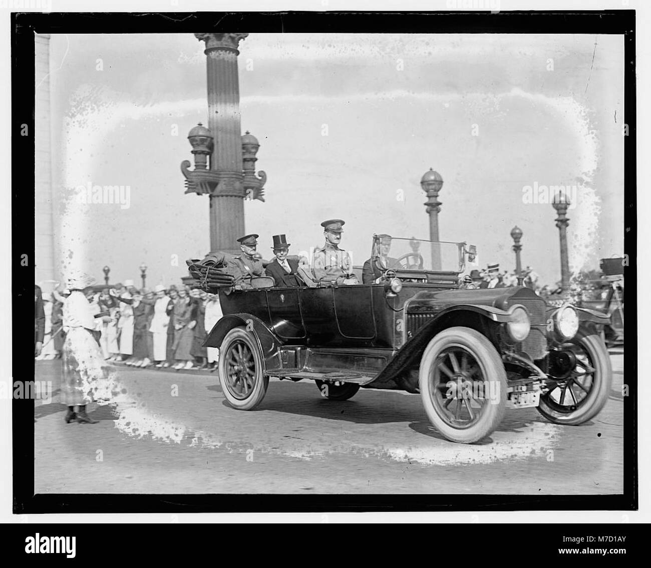 General John J. Pershing's arrival in Washington, D.C. is captured in ...