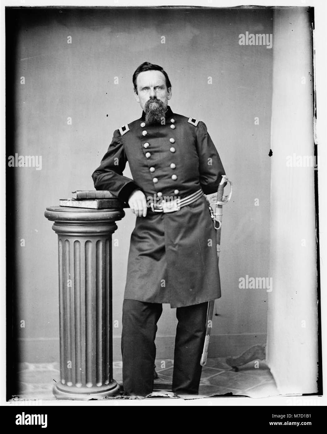A portrait of General Peter J. Osterhaus, a prominent Union Army ...