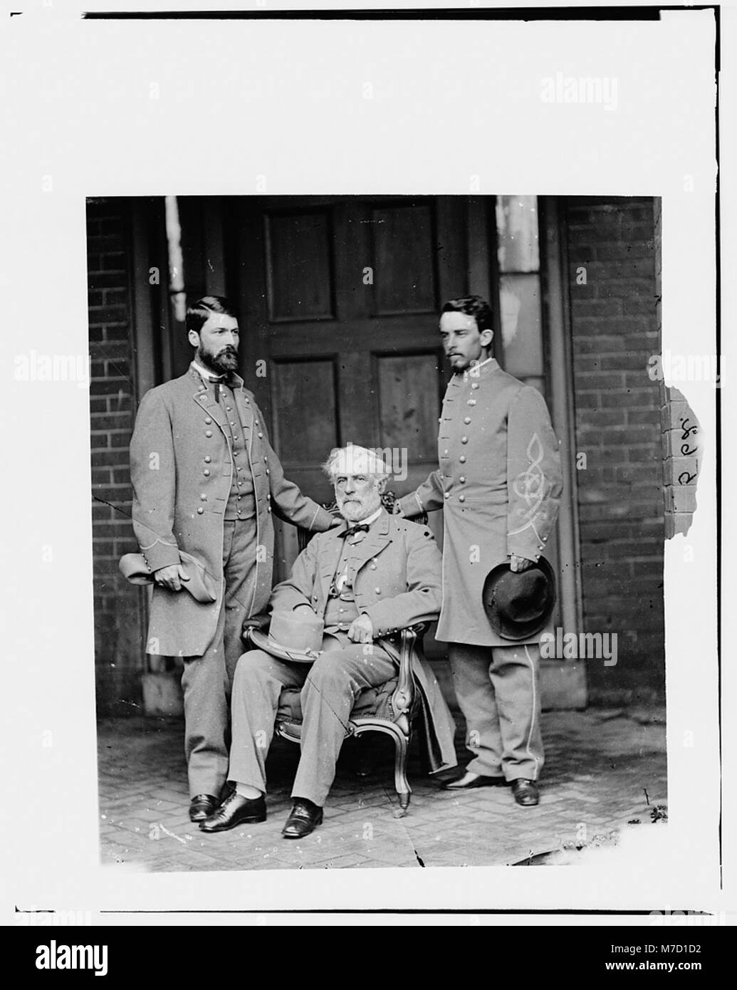 A portrait of General Robert E. Lee, Confederate States Army ...