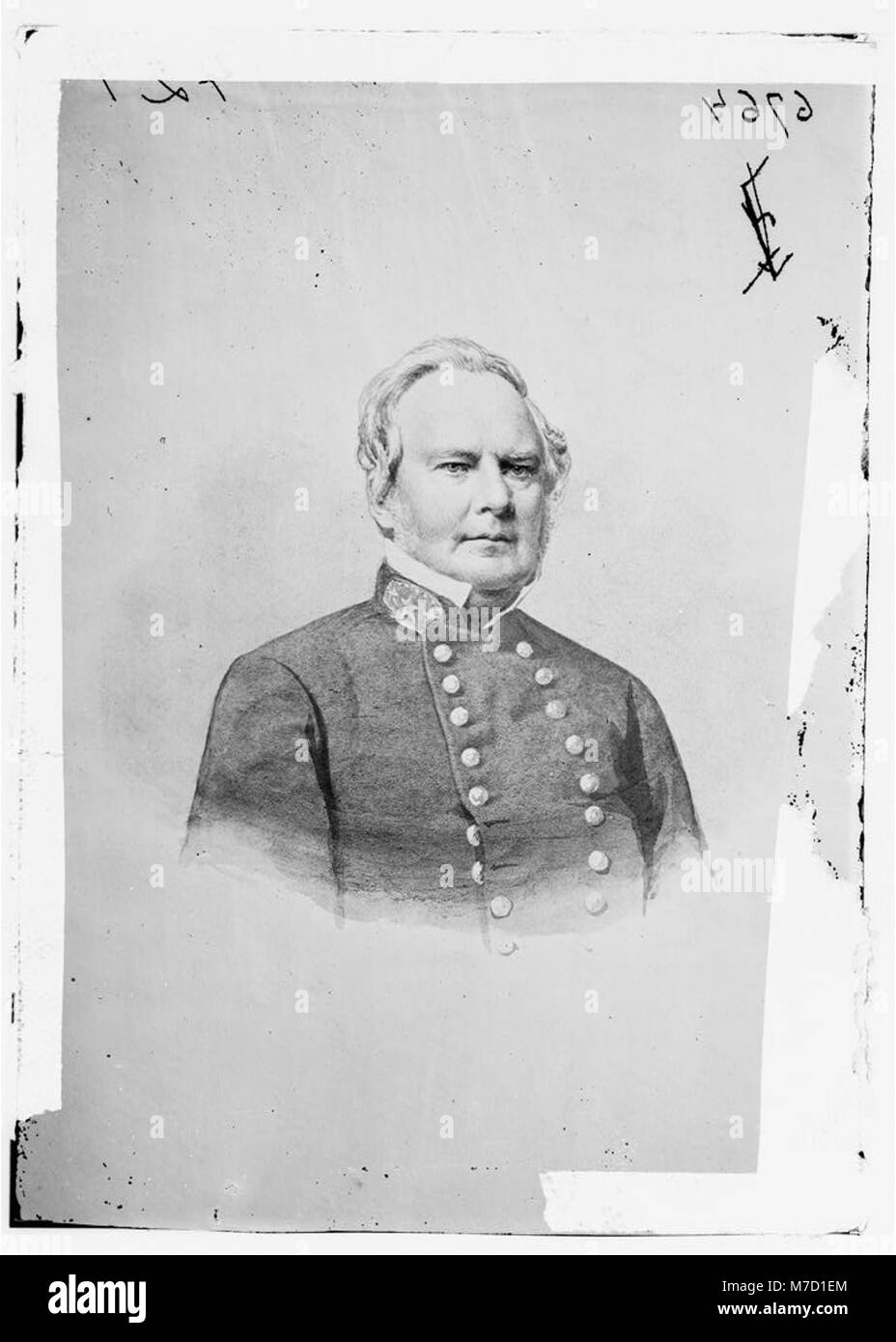 A historical portrait of General S. Price, a prominent military figure ...