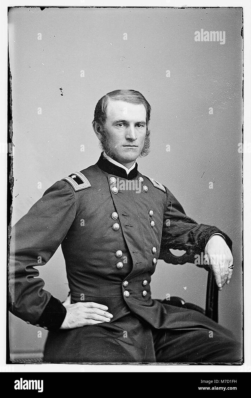 This image depicts General T.E.G. Ransom, a prominent military figure ...