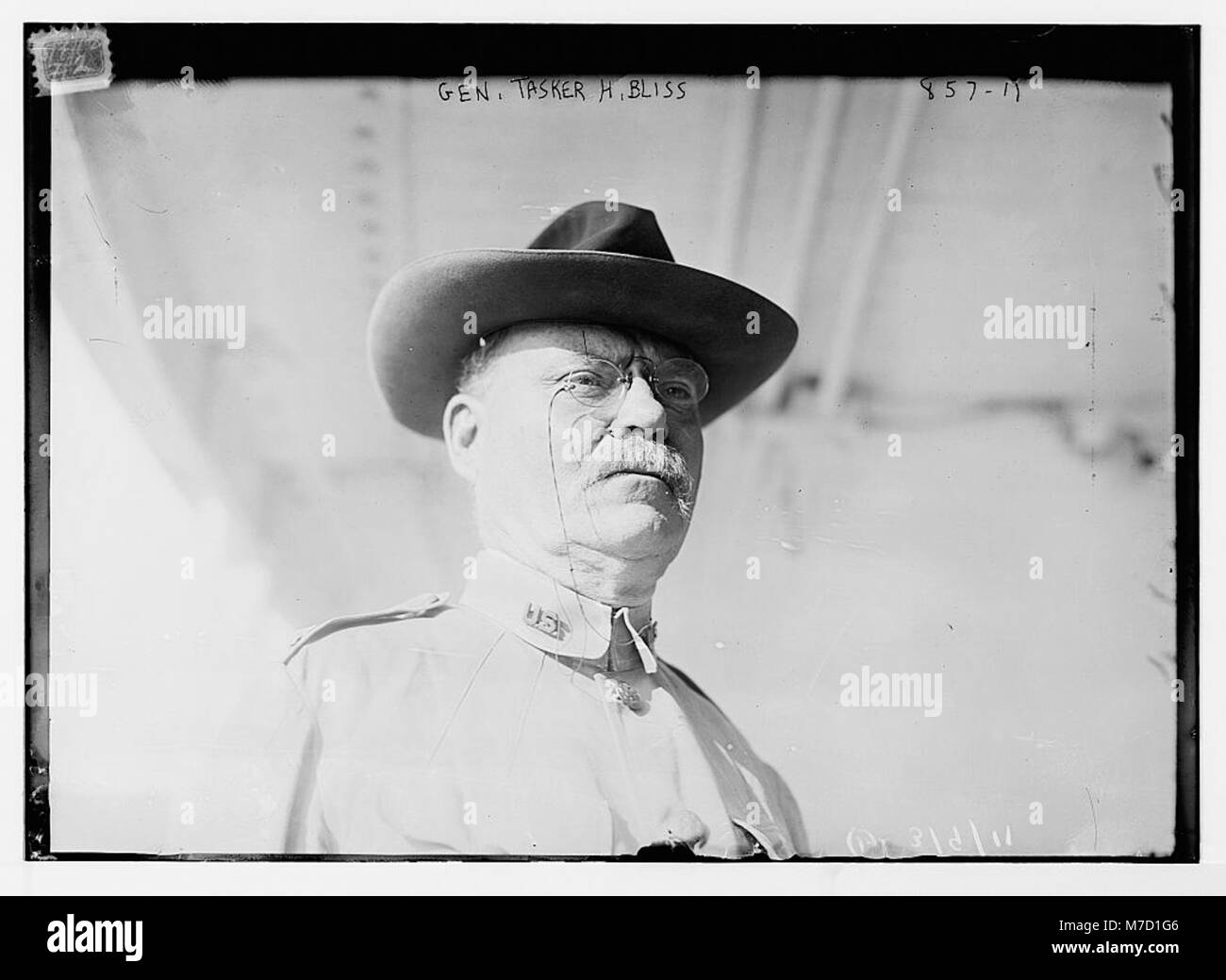 A photograph of General Tasker H. Bliss, a key figure in American ...