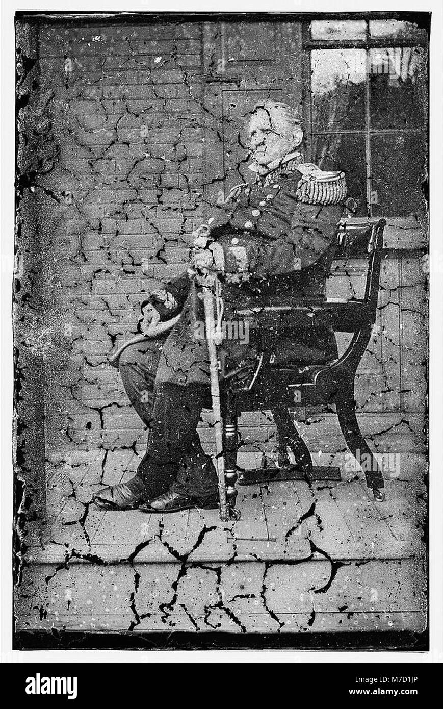 A portrait of General Winfield Scott, a prominent figure in American ...