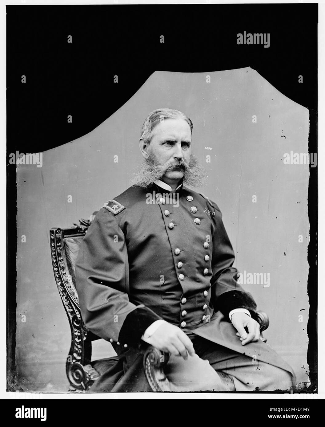 A portrait of General C.C. Augur, a United States Army officer. The ...