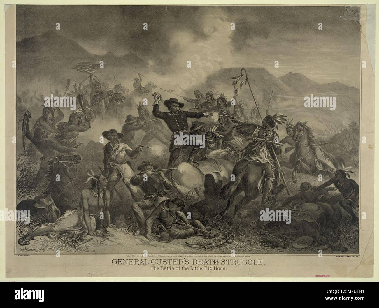 Battle of the little big horn hi-res stock photography and images - Alamy