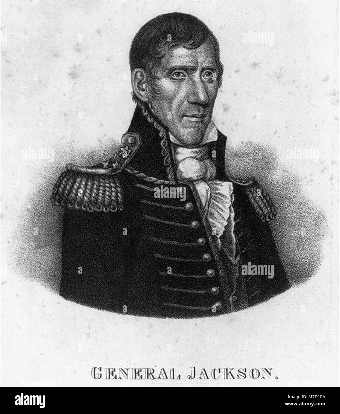Portrait of General Jackson, likely a prominent military figure ...