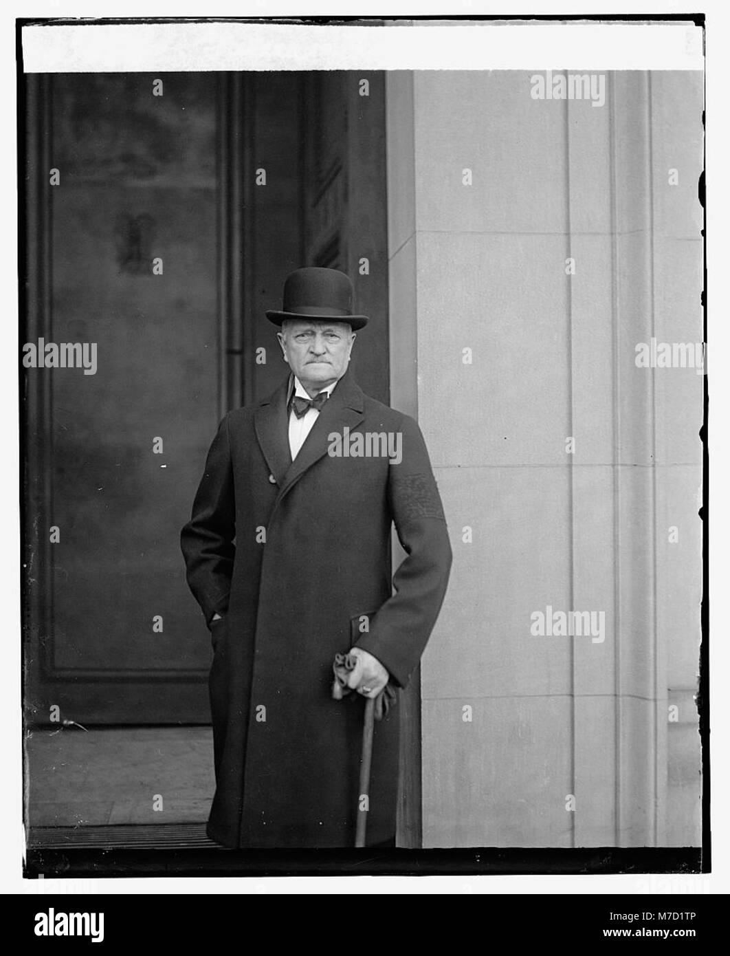 General John J. Pershing, a prominent military figure, is portrayed in ...