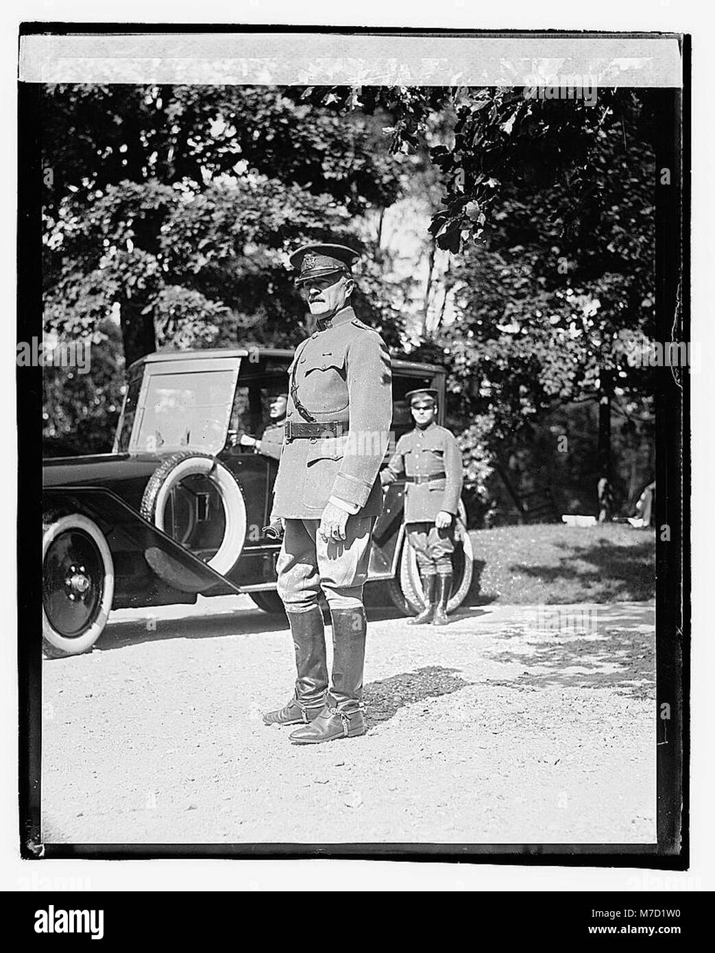 General John J. Pershing, a key military leader during World War I, is ...