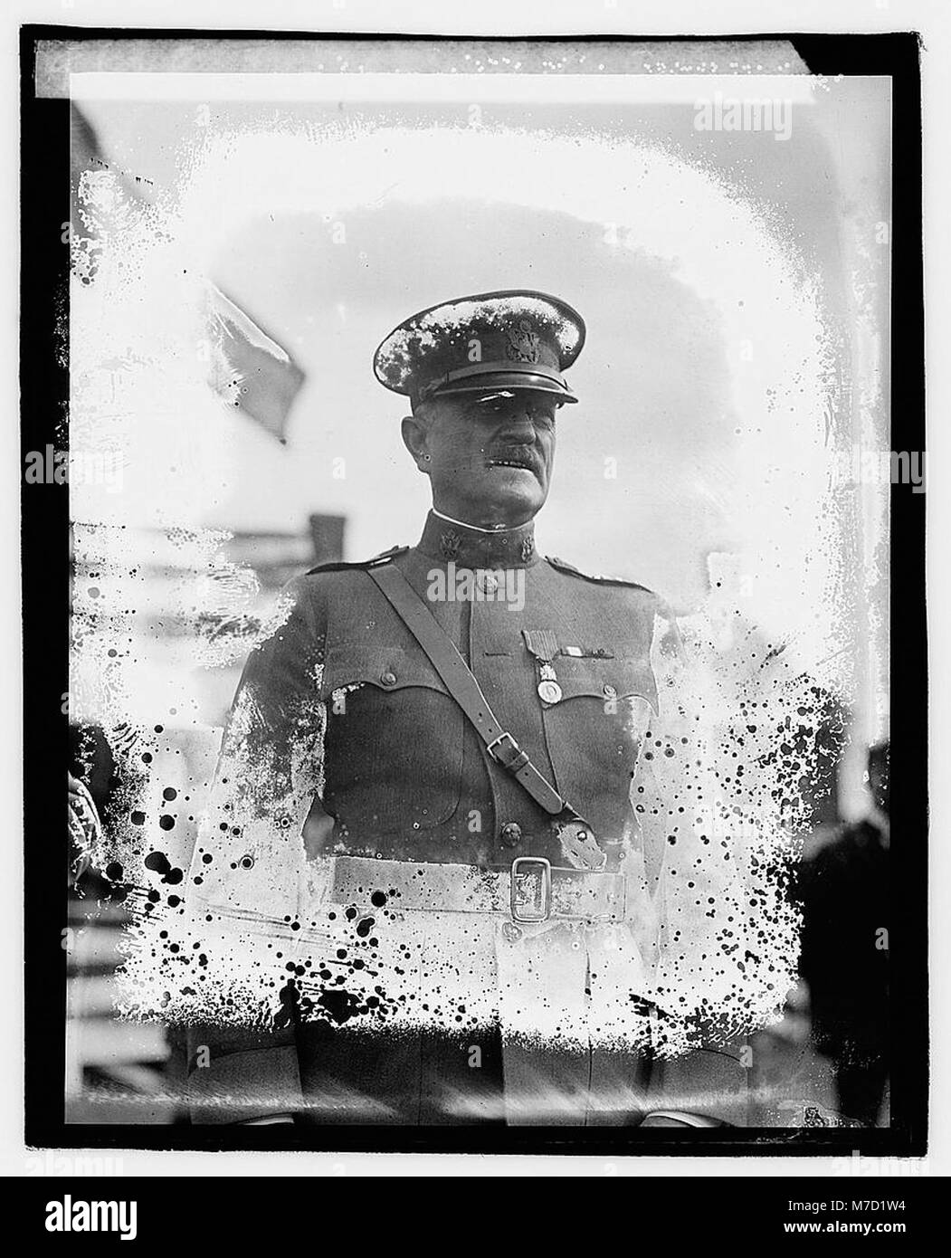 Photograph of General John J. Pershing, commander of the American ...