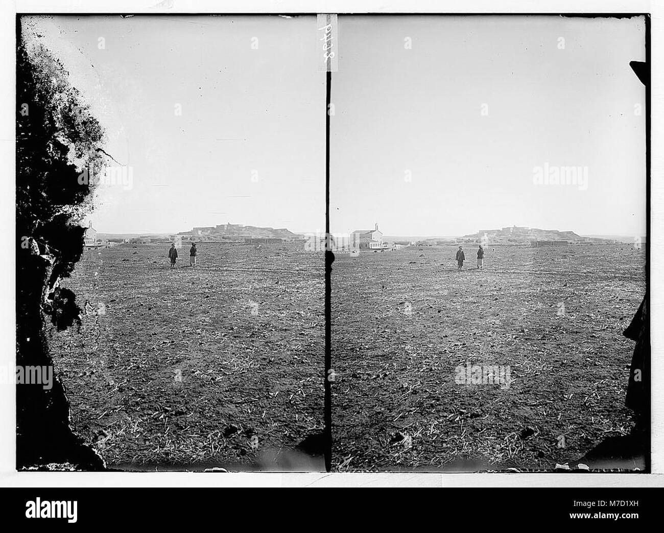 A general view of Madaba, a city in Jordan known for its historical and ...