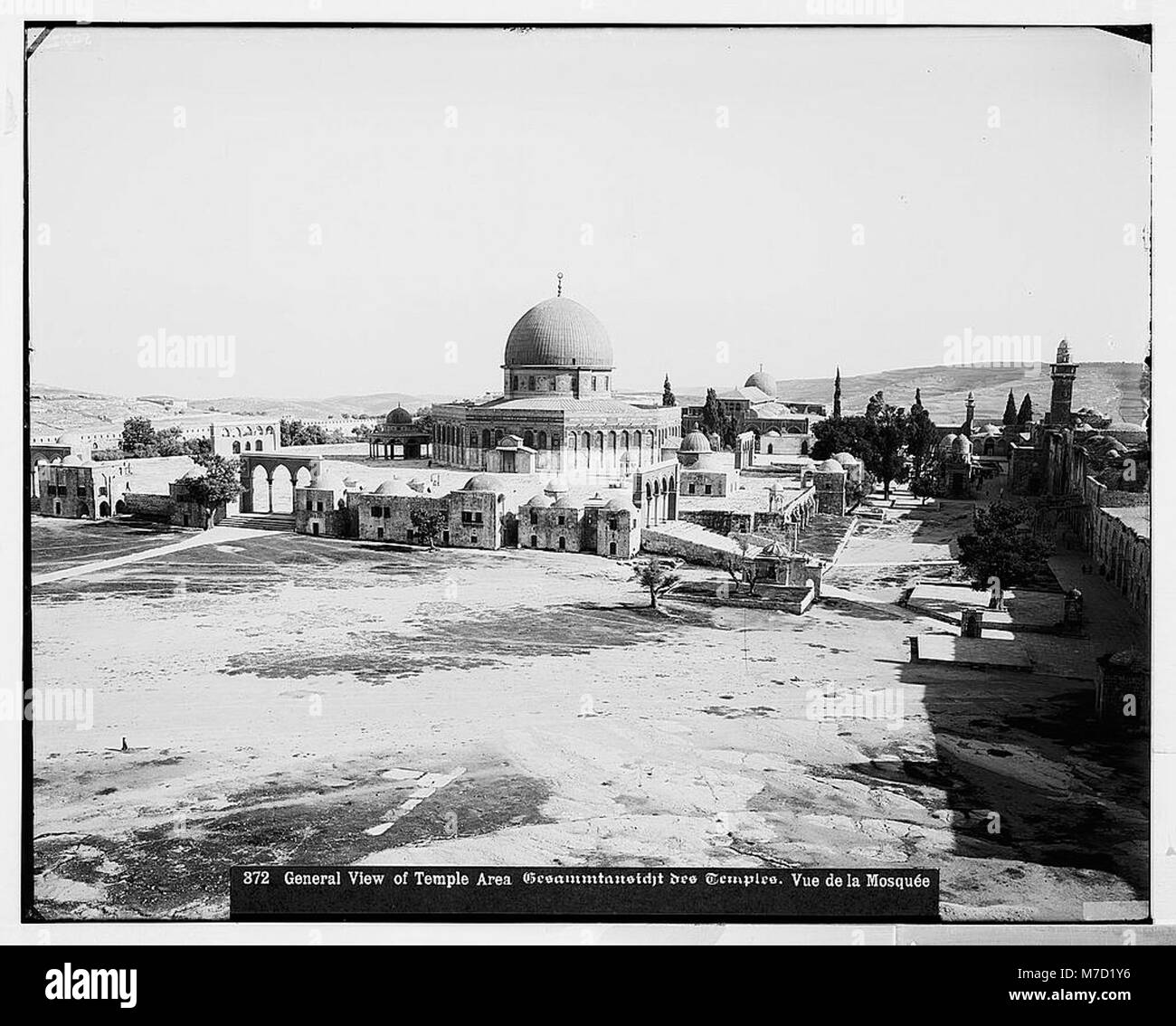 This general view captures the Temple area, showcasing its layout and ...
