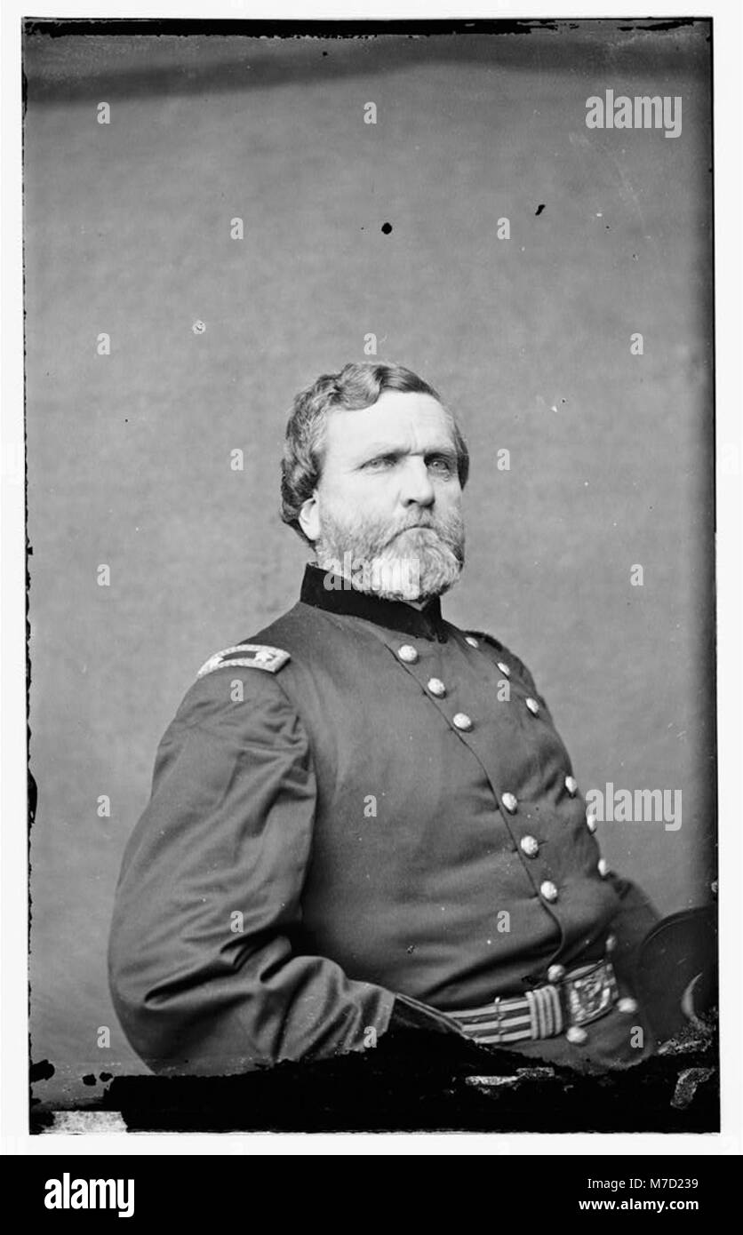 A portrait of Major General George H. Thomas, a prominent figure in the ...