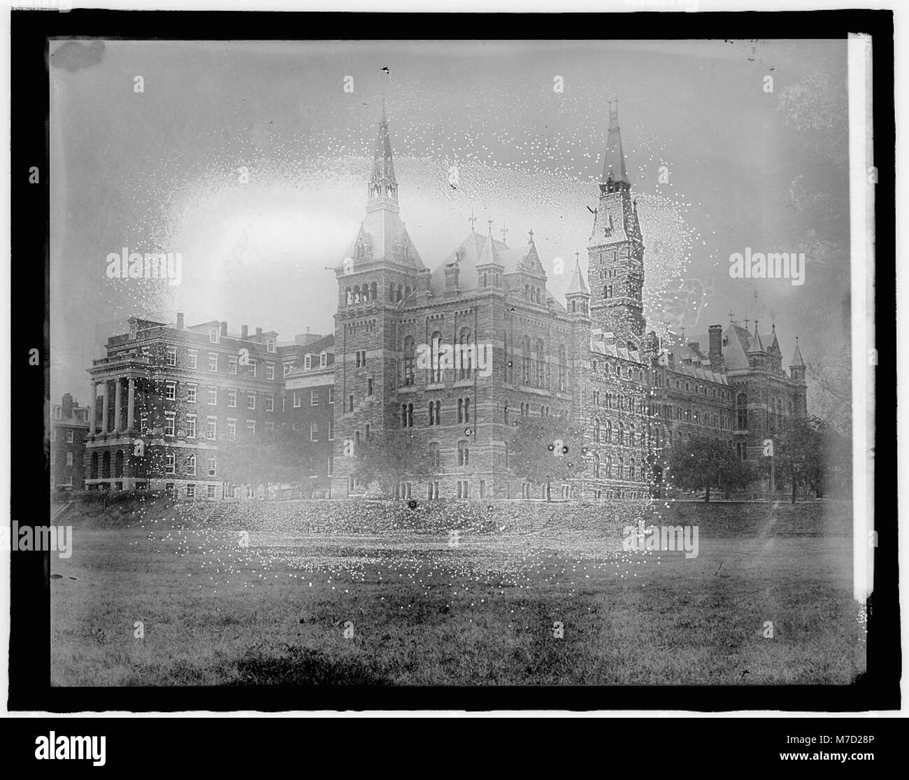 Photograph of Georgetown College, located in Washington, D.C., an ...