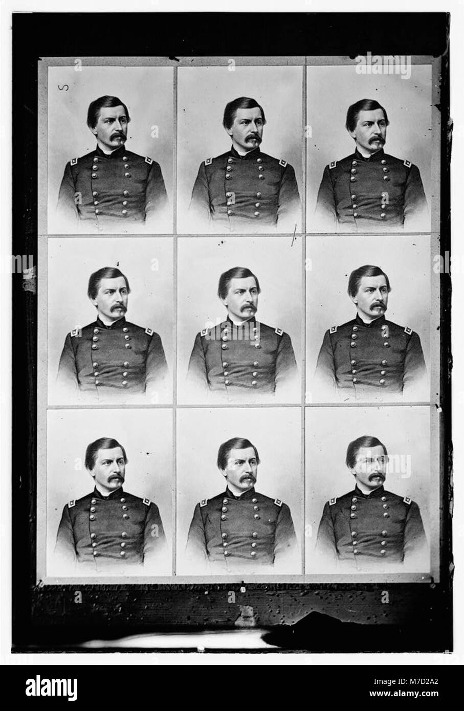 A portrait of George B. McClellan, an American Civil War general and ...